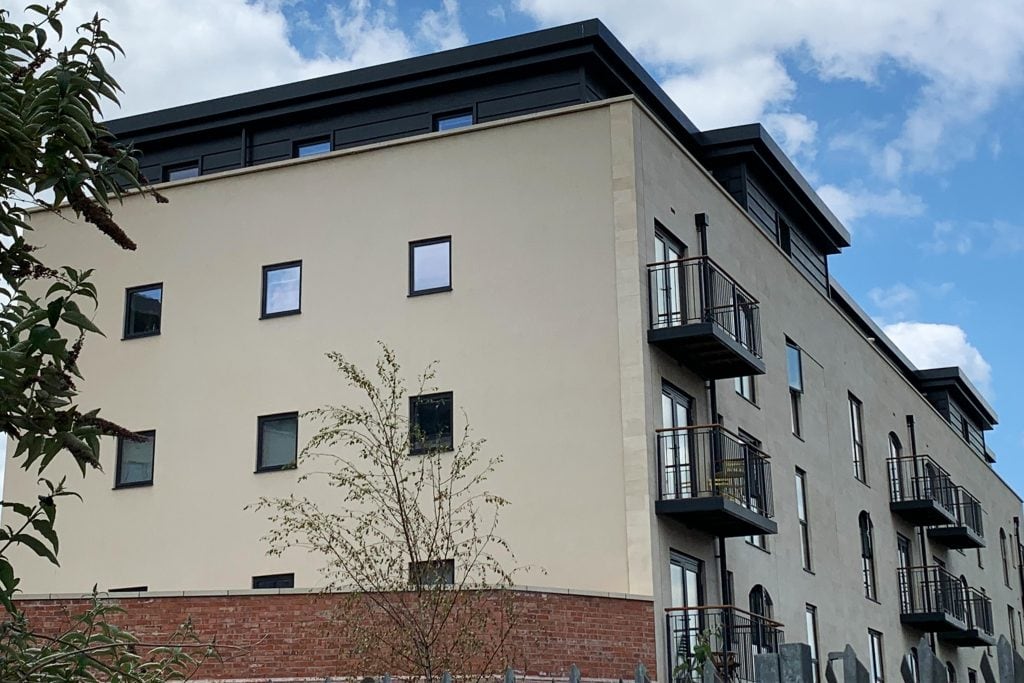 EWI New Build, Roseberry Place | SPS Envirowall